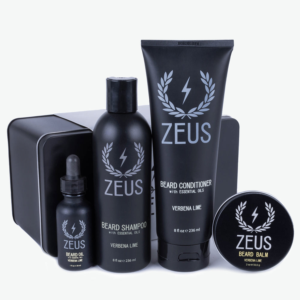 Zeus Everyday Beard Care Kit, Regular Oil | Zeus
