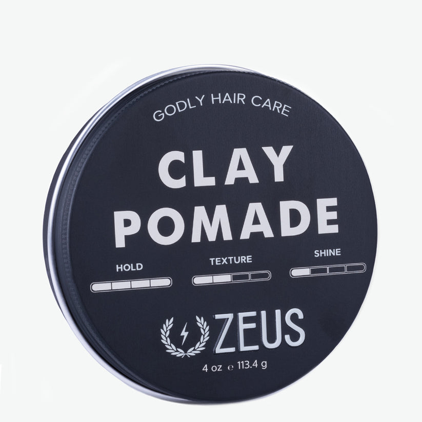 Zeus Clay Pomade, Extra Firm, Verbena Lime | Zeus