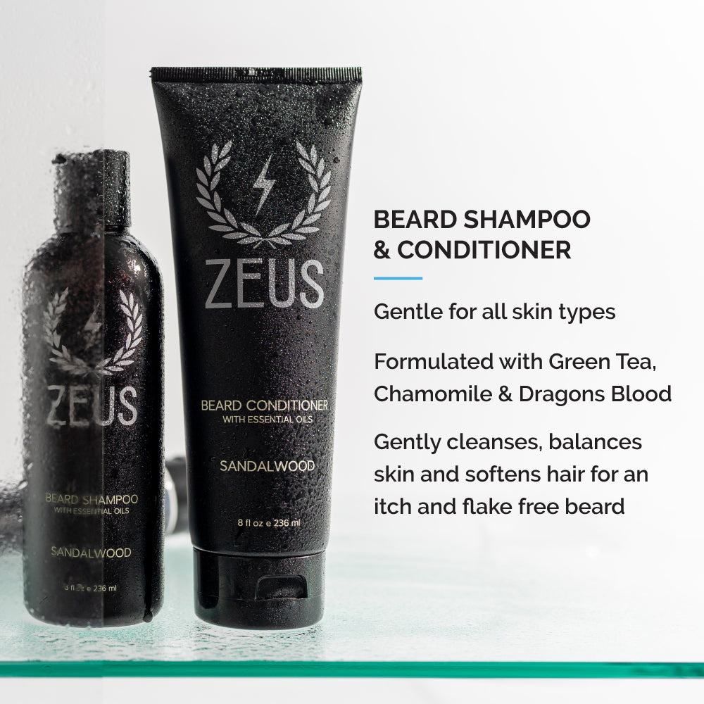 Zeus Everyday Beard Care Kit, Regular Oil | Zeus