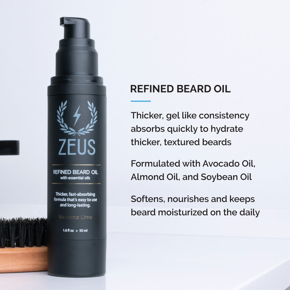 Zeus Thick or Textured Starter Beard Care Kit | Zeus