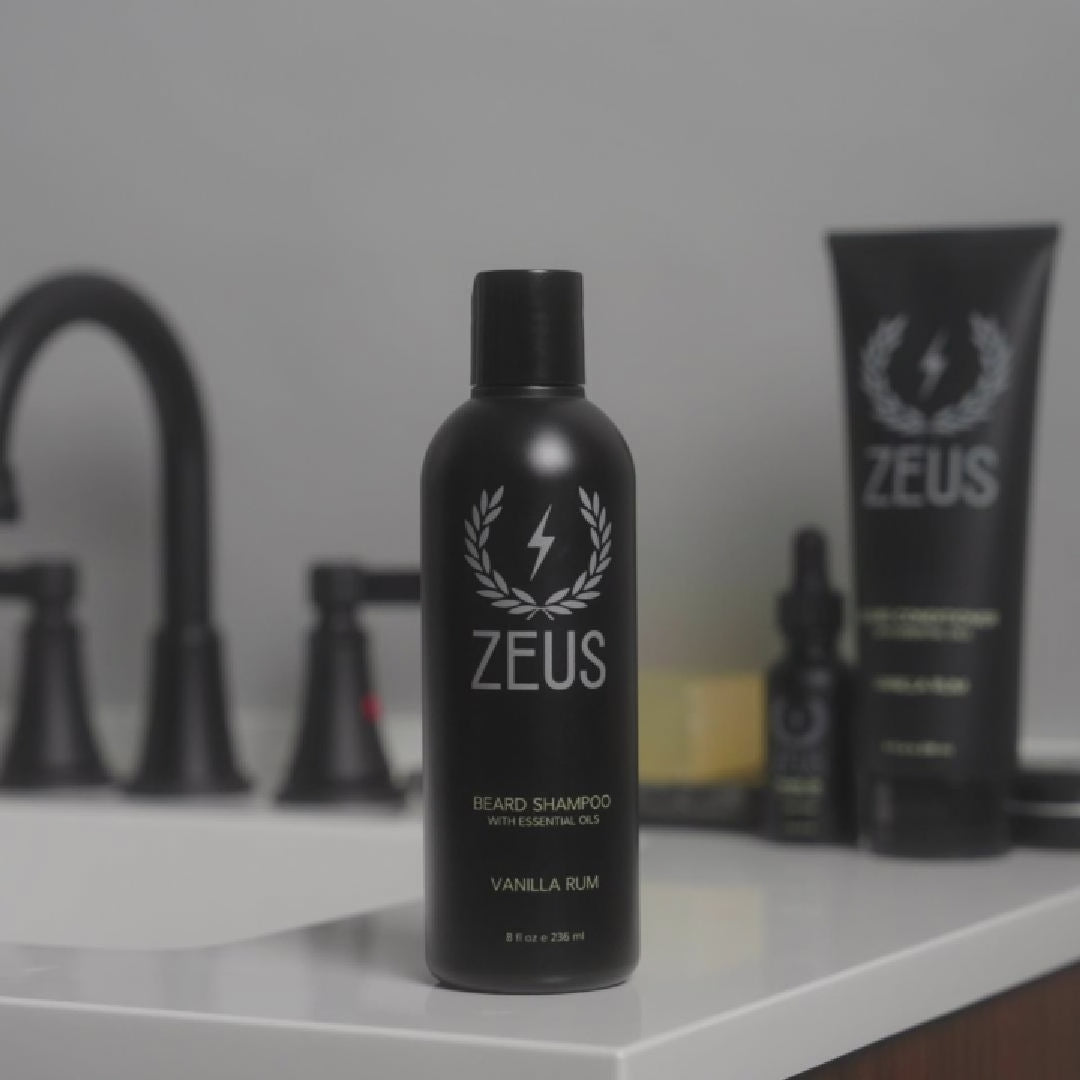 Zeus Beard Shampoo Wash, 8 fl oz | Zeus