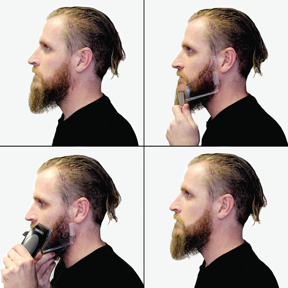 Zeus Edge Up Beard Shaping Template Tool | Zeus